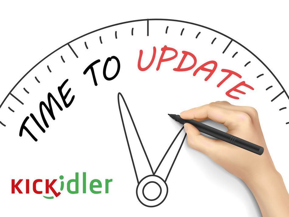 Kickidler employee monitoring program update - employee notification report